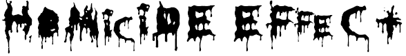 HoMicIDE EFfeCt Font - Nihilschiz | Download Free Fonts | Free Graffiti ...